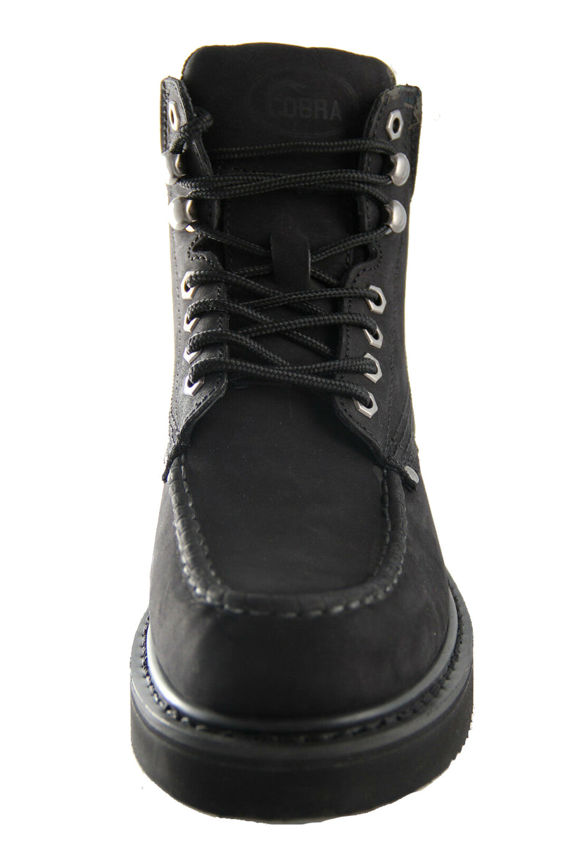 Men Work Boot Cobra C11M Black Genuine Leather Goodyear Welt Construct ...